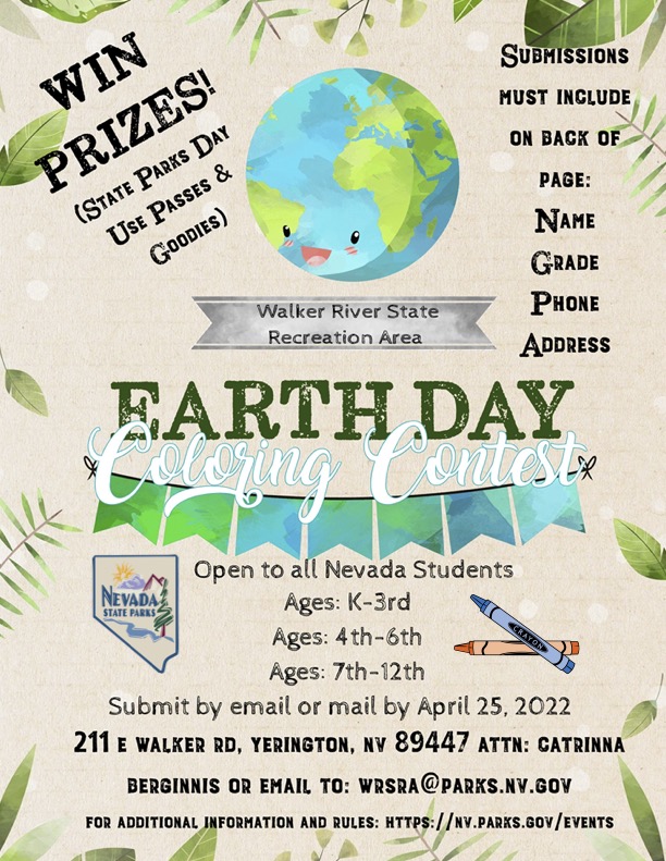 Earth Day Coloring Contest | State Parks